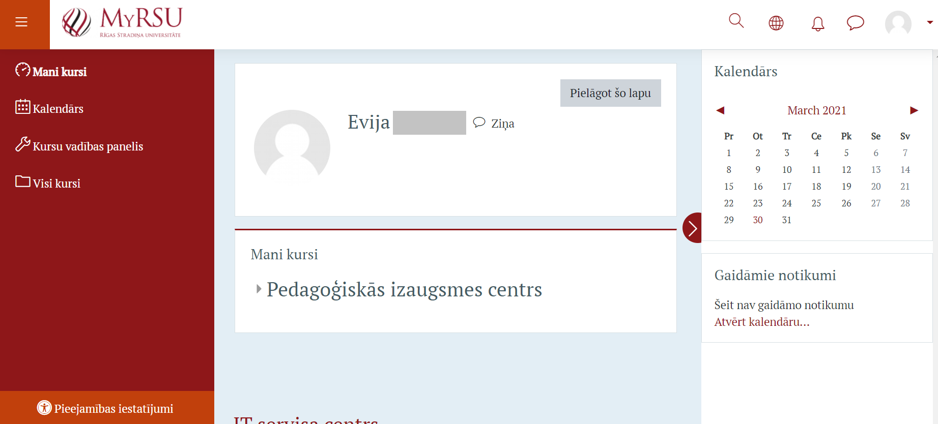 E-studijas / E-studies System - RSU IT sistēmu lietotāju Zināšanu bāze ... E-studijas / E-studies System - RSU IT sistēmu lietotāju Zināšanu bāze ...